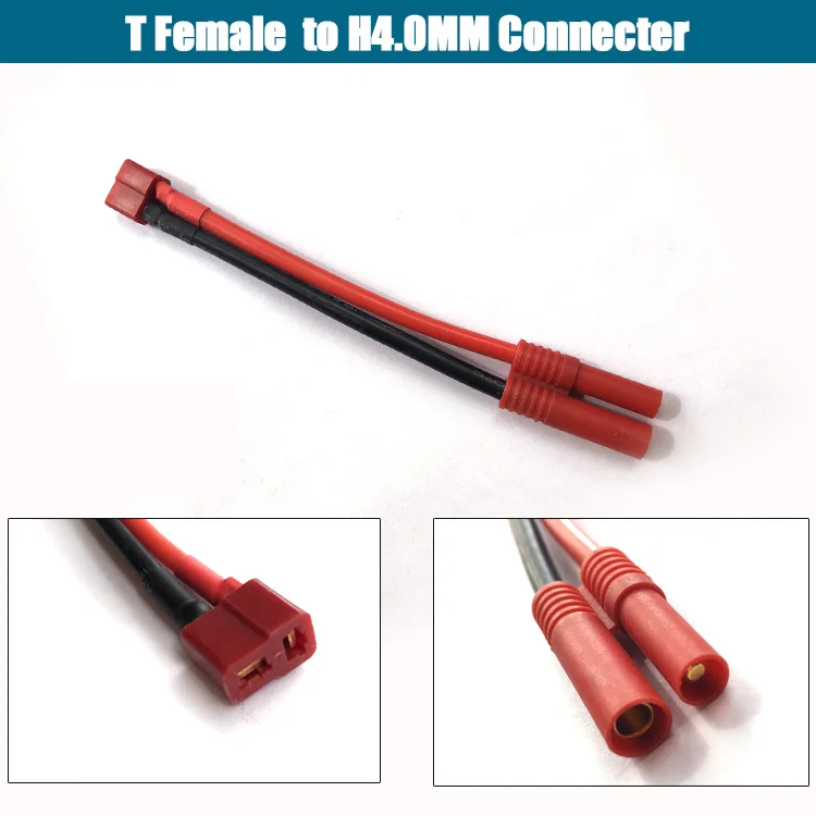 Xt60 Connectors RJX 10pcs 10cm 20AWG JR Male Servo To JST Male Plug ...