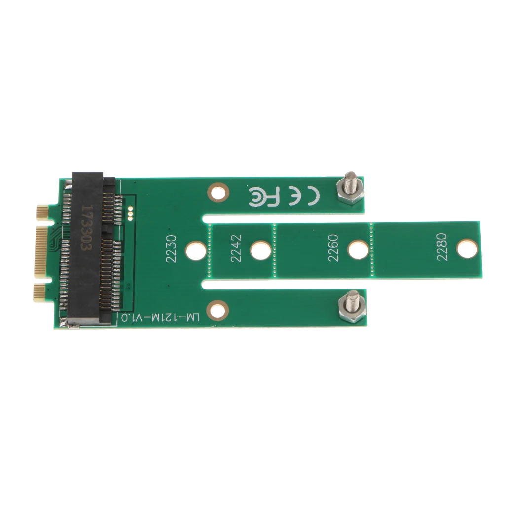 mSATA SSD to M.2 2230 2242 B Key Adapter Card+mSATA Mini PCI-e SSD to ...