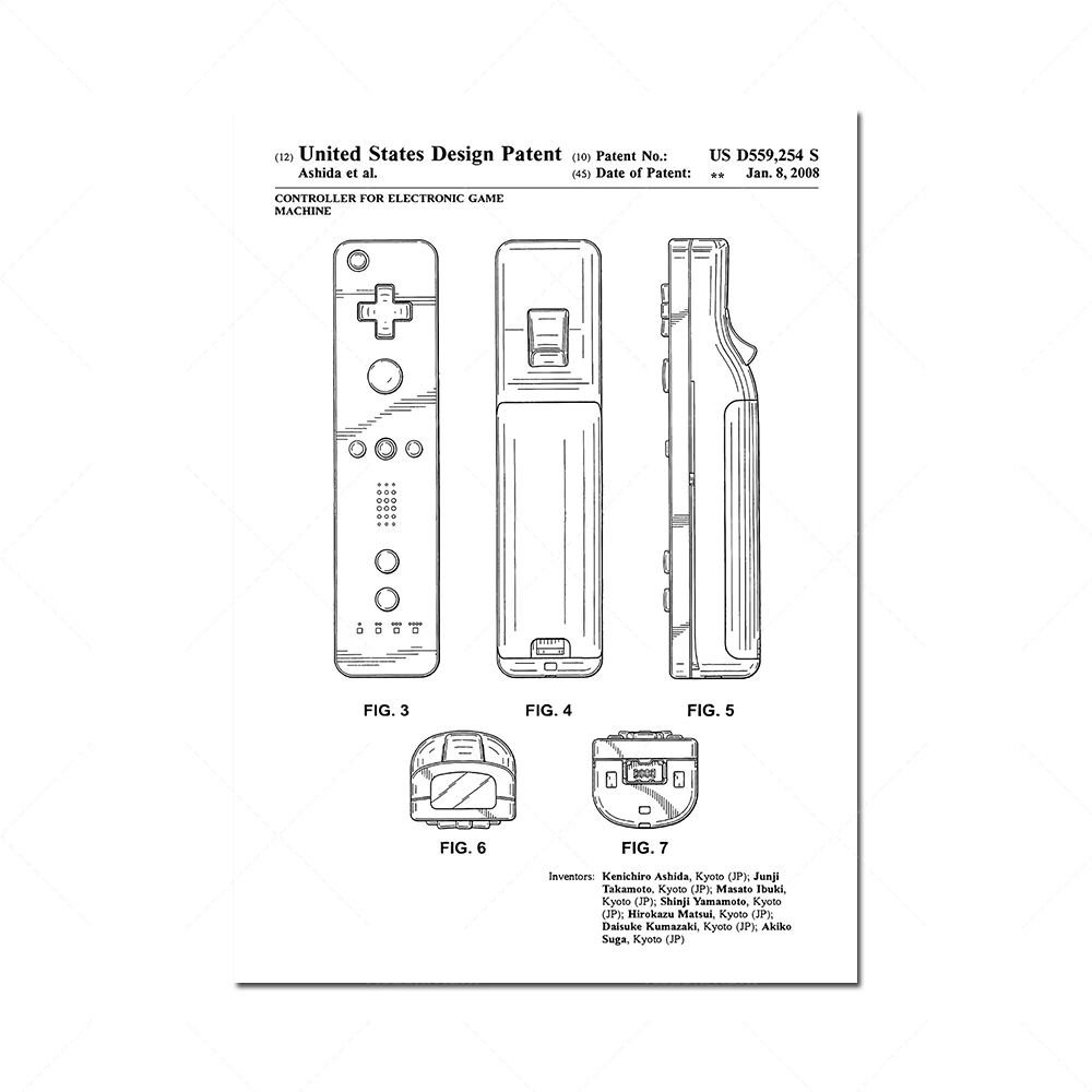 Wii Controller Drawing