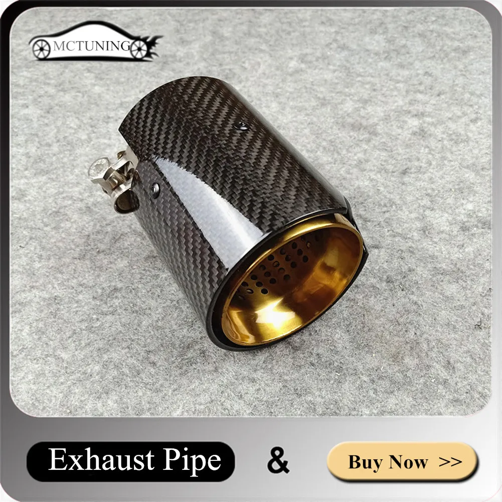 Carbon-Fiber-Gold-Exhaust-Pipe-For-M-Performance-M2-F87-M3-F80-M4-F82 ...