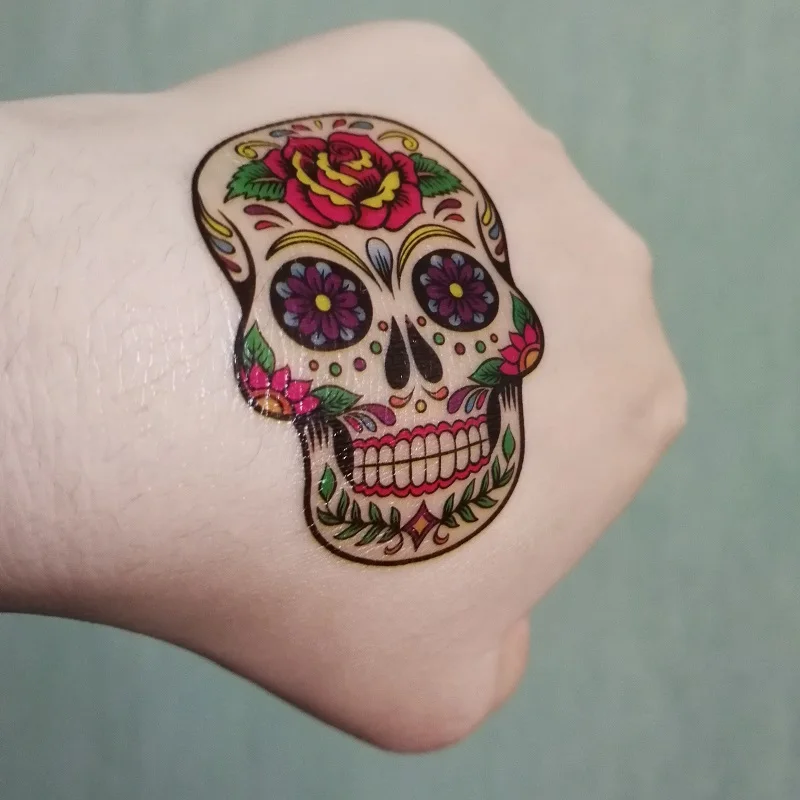 Skull Tattoo Color