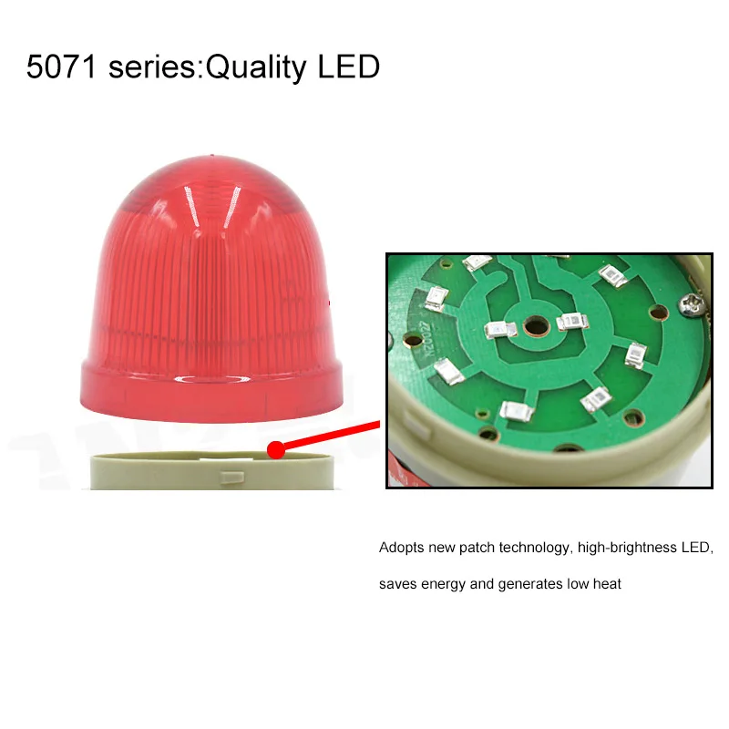 strobe light screw magnetic light bulb led siren revolving 12V 24V 110v ...