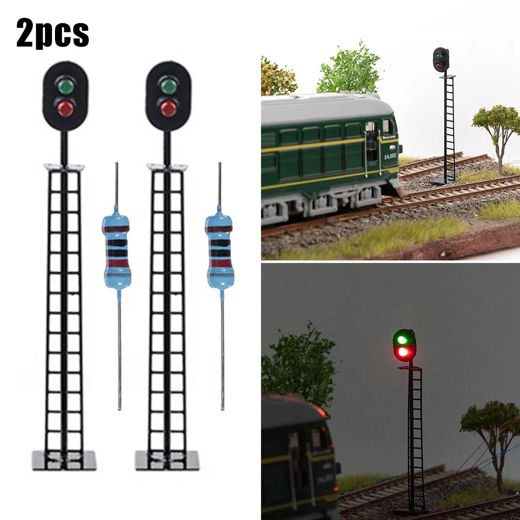 00-Model-Railway-Red-Green-2-Aspect-Light-Signal-3-12-VOLT-DC-OO-GAUGE ...