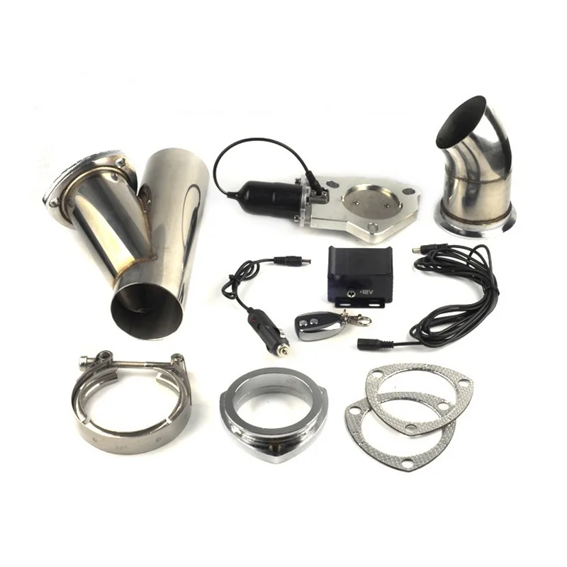 2.5 3 inch electric exhaust muffler valve cut out system remote switch ...