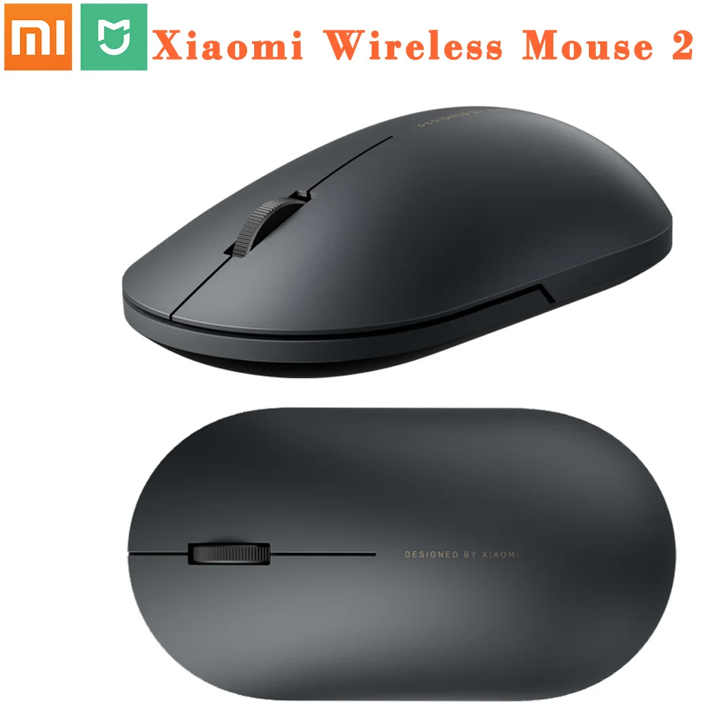 100% Original Xiaomi MI Portable Mouse Remote Wireless Optical RF 2 ...