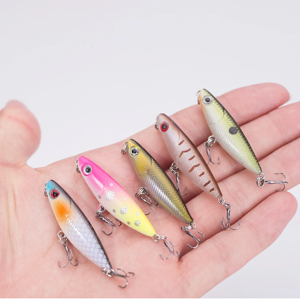 Fishing-Lure-4-5CM-2g-Artificial-Bait-Hard-Bait-Top-Water-Lures ...