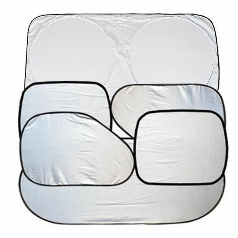6pcs-Set-Car-Window-Foldable-Sun-Shade-Windshield-Full-Shield-Visor ...