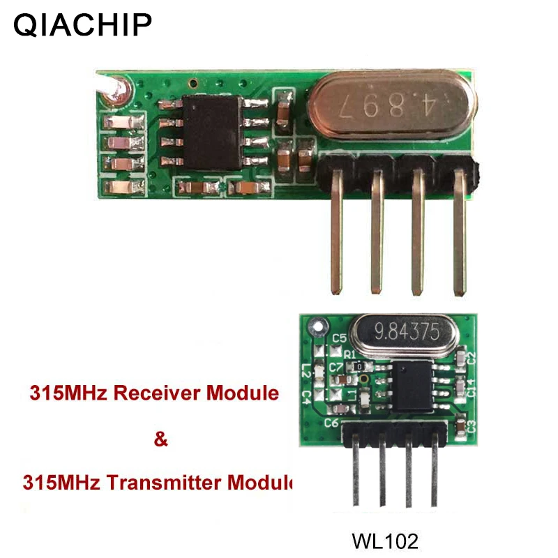 Rf Transmitter Receiver Module 315mhz Arduino | Rf Transmitter Receiver ...