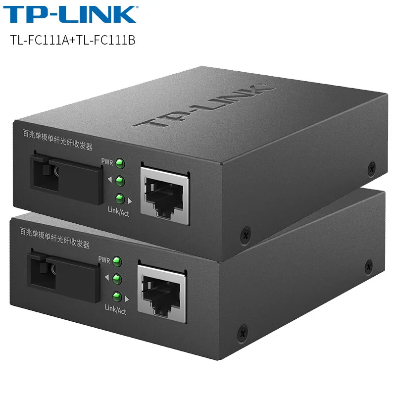 TP Link Optical Fiber Media Converter SC 100M Singlemode Single Fiber ...