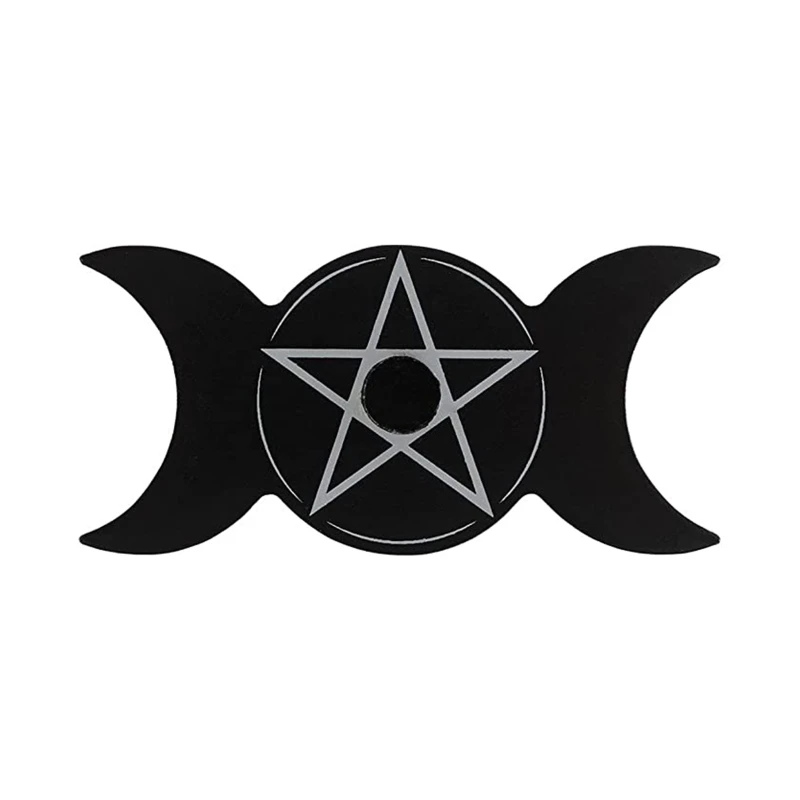 Triple Goddess Symbol With Pentacle