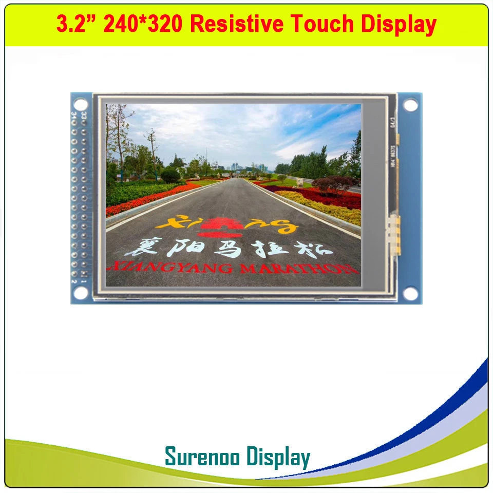 3.2 inch 240*320 MCU Parallel Interface TFT LCD Module Display Screen with Touch Panel Drive IC ...