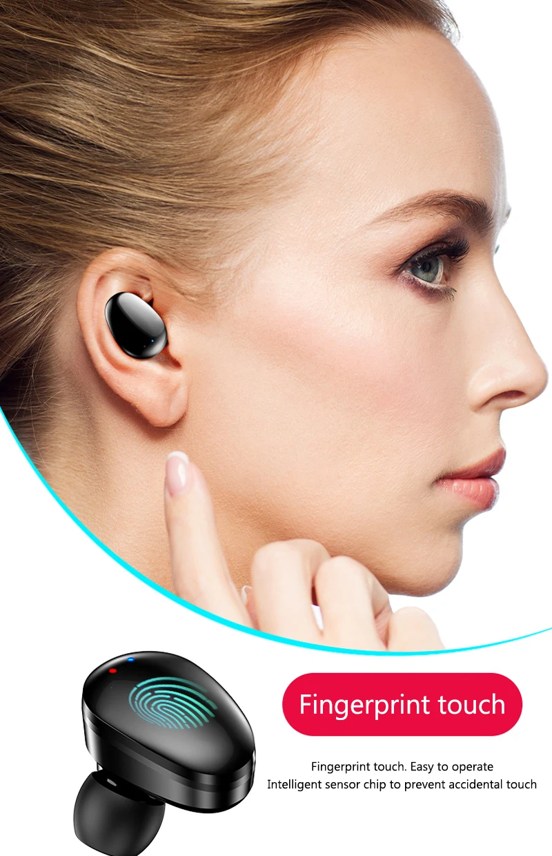 Bluetooth-наушники X7 со светодиодным дисплеем, водонепроницаемые ...