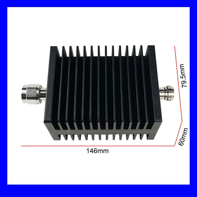 100W N JK coaxial fixed attenuator,DC to 3GHz,,50 ohm ,1dB,3dB,5dB,6dB,10dB,15dB,20dB,30dB,40dB ...