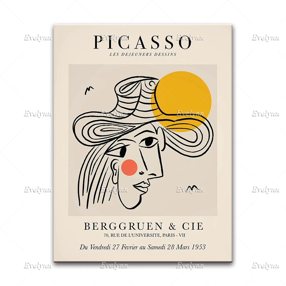 Prints Giclée Pablo Picasso Les Dejeuners Dessins Picasso Exhibition ...