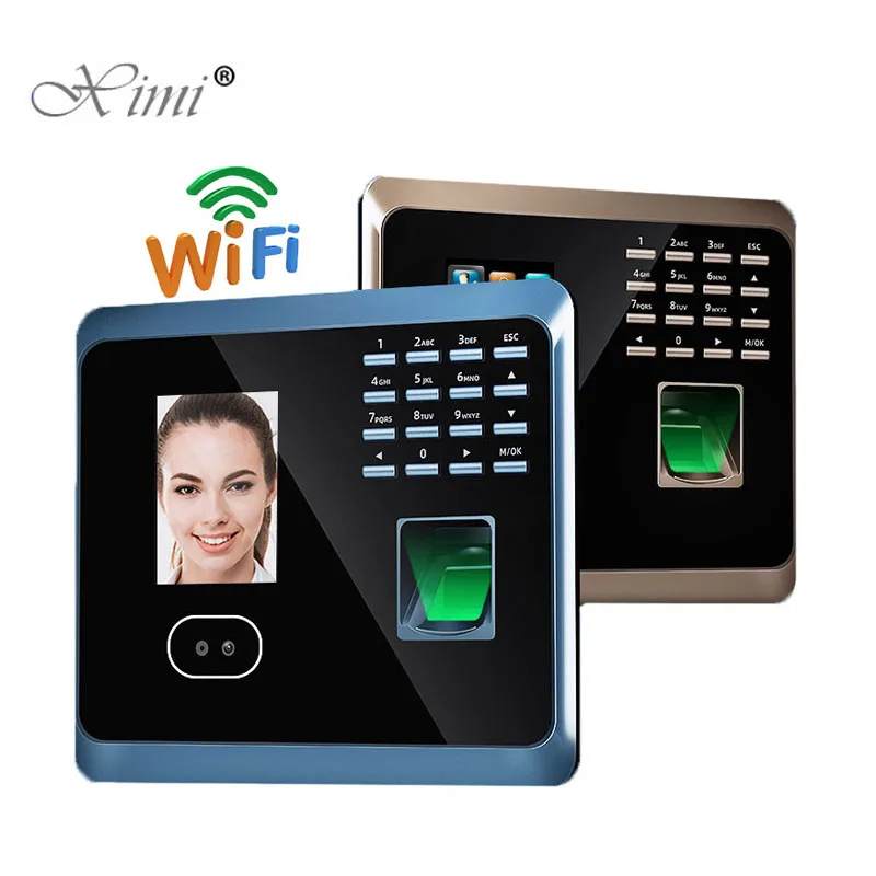 ZK UF100Plus WiFi TCP/IP Face & Fingerprint Time Clock ZK Fingerprint Time clock Business ...