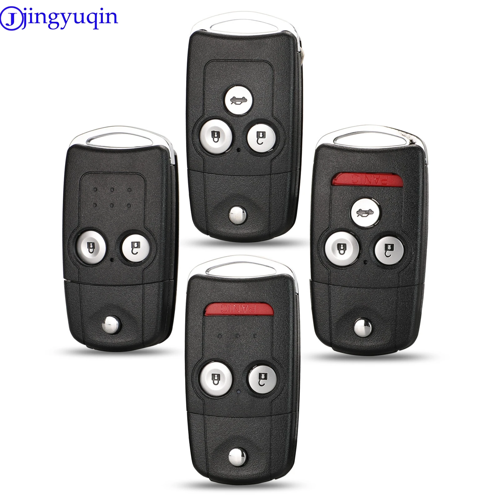 jingyuqin-2-3-4-Button-Replacement-Flip-Folding-Car-Key-Shell-Modified ...