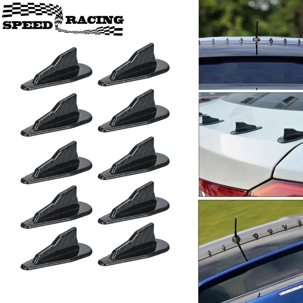 10pcs-EVO-Style-Diffuser-Shark-Fin-Kit-For-Universal-Car-Truck-Spoiler ...