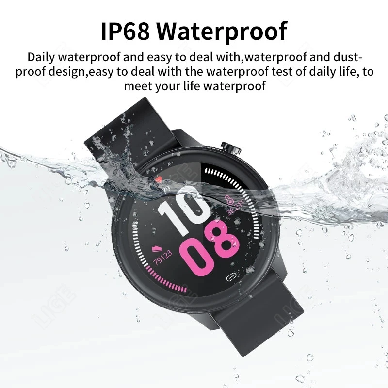 Smart Watch ECG Health Monitor Waterproof Fitness Tracker Temperature ...