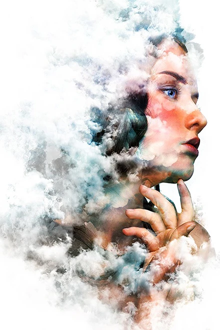 Nuvola Di Fumo Della Ragazza
