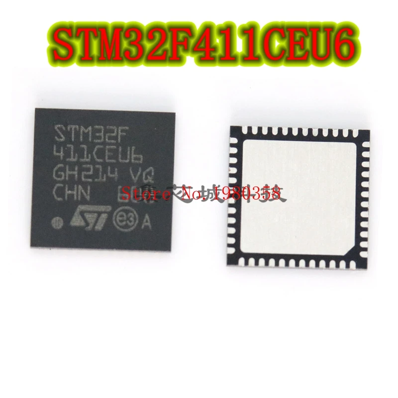 1ピース/ロットSTM32F411CEU6 STM32F411CE STM32F411 STM32 F411CEU6 QFN48新オリジナルicチップ|交換部品 & アクセサリー ...