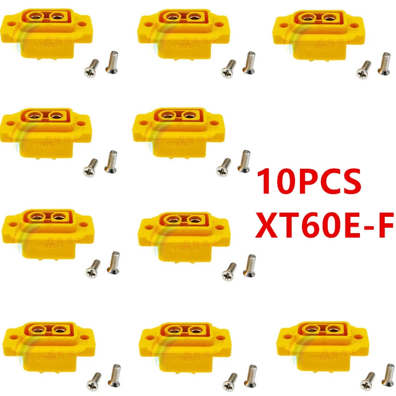 10pcs Kingape Xt60e-f Amass Xt60 Xt60h Male Female Bullet Connector Wire Cable Plug For Rc Fpv ...