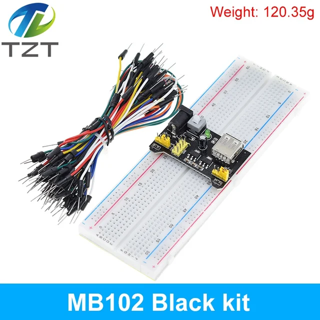 Bulk Breadboards MB-102 830 Tie-Point Solderless Breadboard – Perfect ...