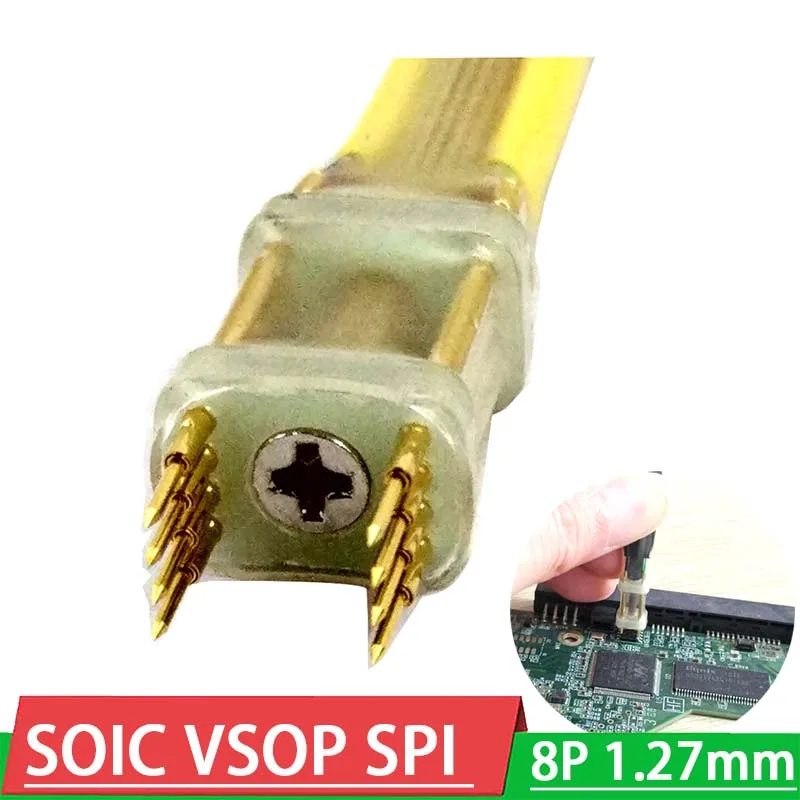 SOP WSON SOIC VSOP SPI FLASH SOP8 8P 1.27mm fixture Clip pin ...