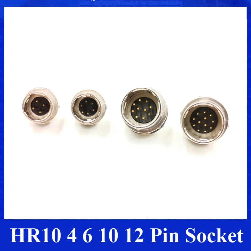 Hirose Connector Hr10a 4 6 10 12 Pin Male Socket, Hr10a-7r-4p 6p Hr10a ...