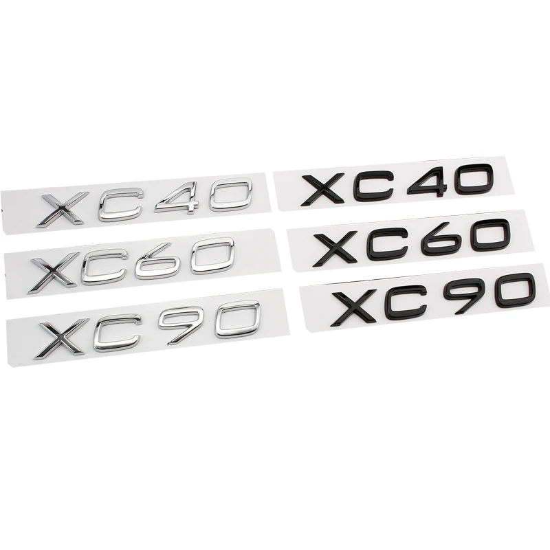 Car-3D-ABS-Chrome-Decal-Sticker-For-Volvo-XC40-XC60-XC90-Car-Rear-Trunk ...