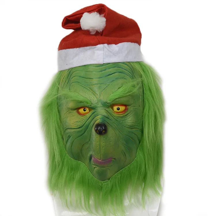 Grinch Costume Latex Masks - bestofferes
