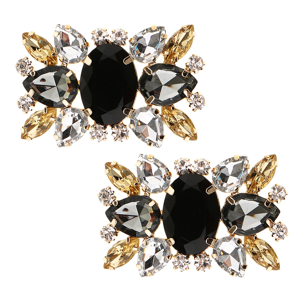 2pcs-Jewelry-Decorative-Shoe-Clips-Rhinestones-Charms-Buckle-Shoe ...