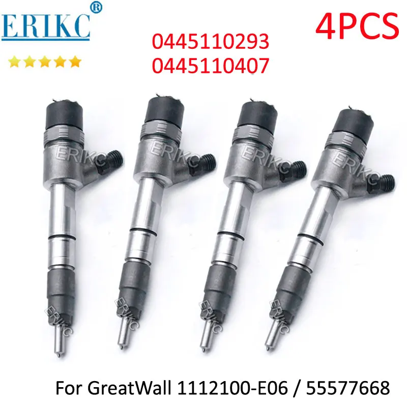 Inyector de combustible de motor diésel, Inyector de inyección 445, 0, 110, 293, 0445110293 ...
