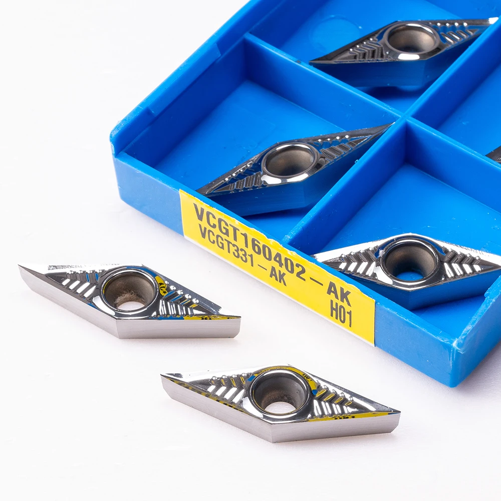 10PCS-VCGT160402-AK-H01-Carbide-Alloy-Inserts-For-Processing-Metal-Lathe-Cutter-VCGT-Stainless ...