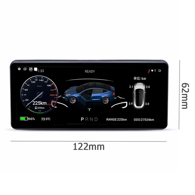 9 Inch Car Speedometer Automobile Digital LCD Dashboard Display For ...