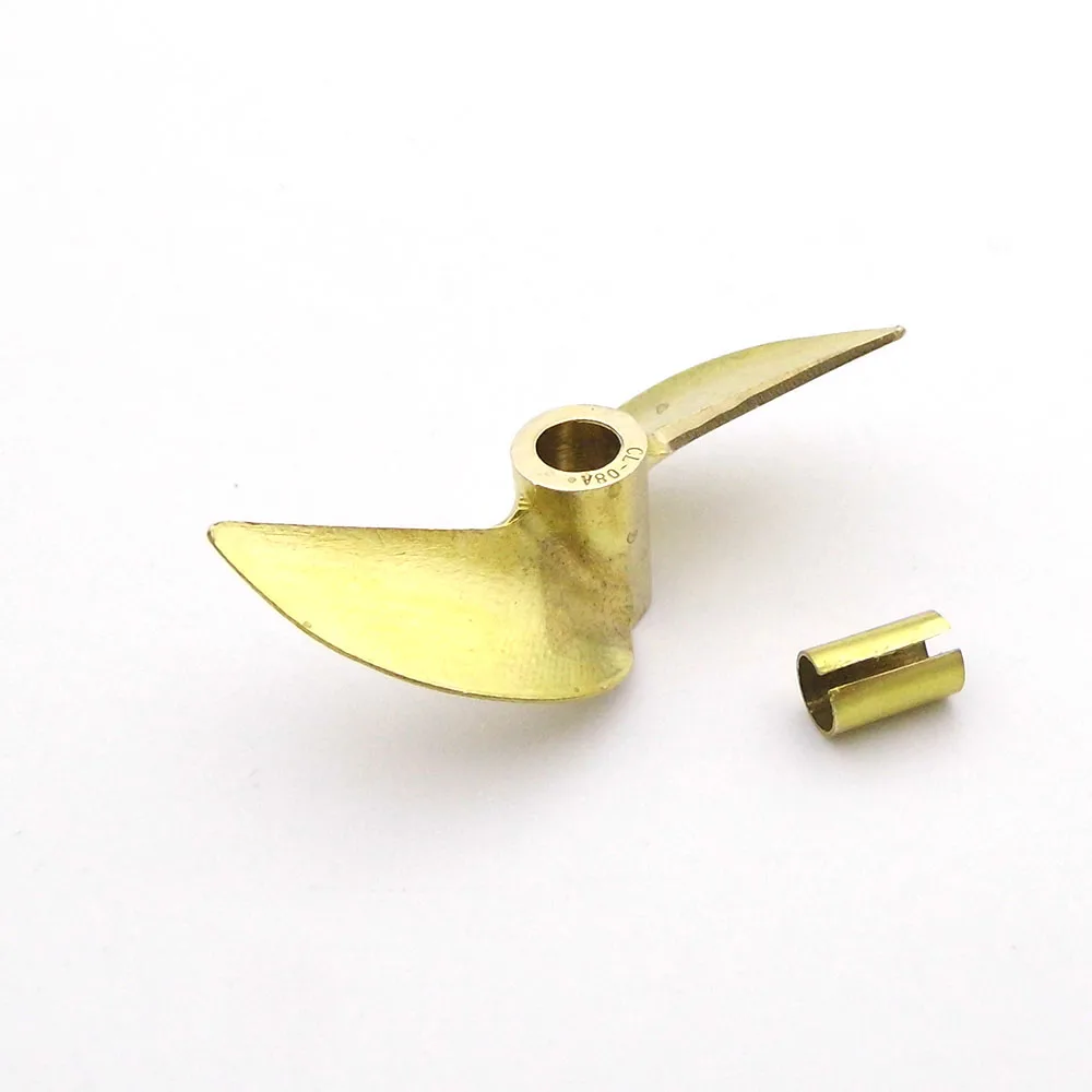 1PC Small 2-blades 42mm 48mm Copper Propeller 4mm 4.76mm 3/16" Shaft ...
