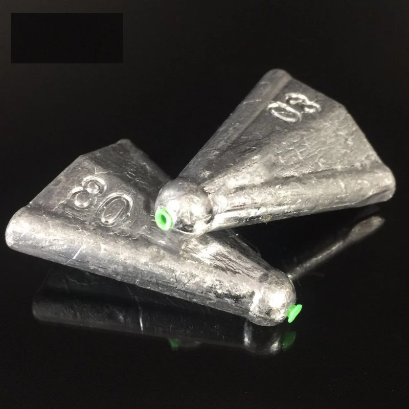 1pc Triangle Fishing Sinkers 30g 40g 50g 60g 100g 120g 150g 200g 250g ...