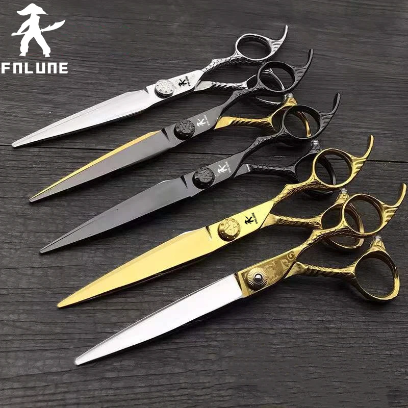 Fnlune 7.0 Inch Vg-10 Broadsword Professional Hair Salon Scissors Cut ...