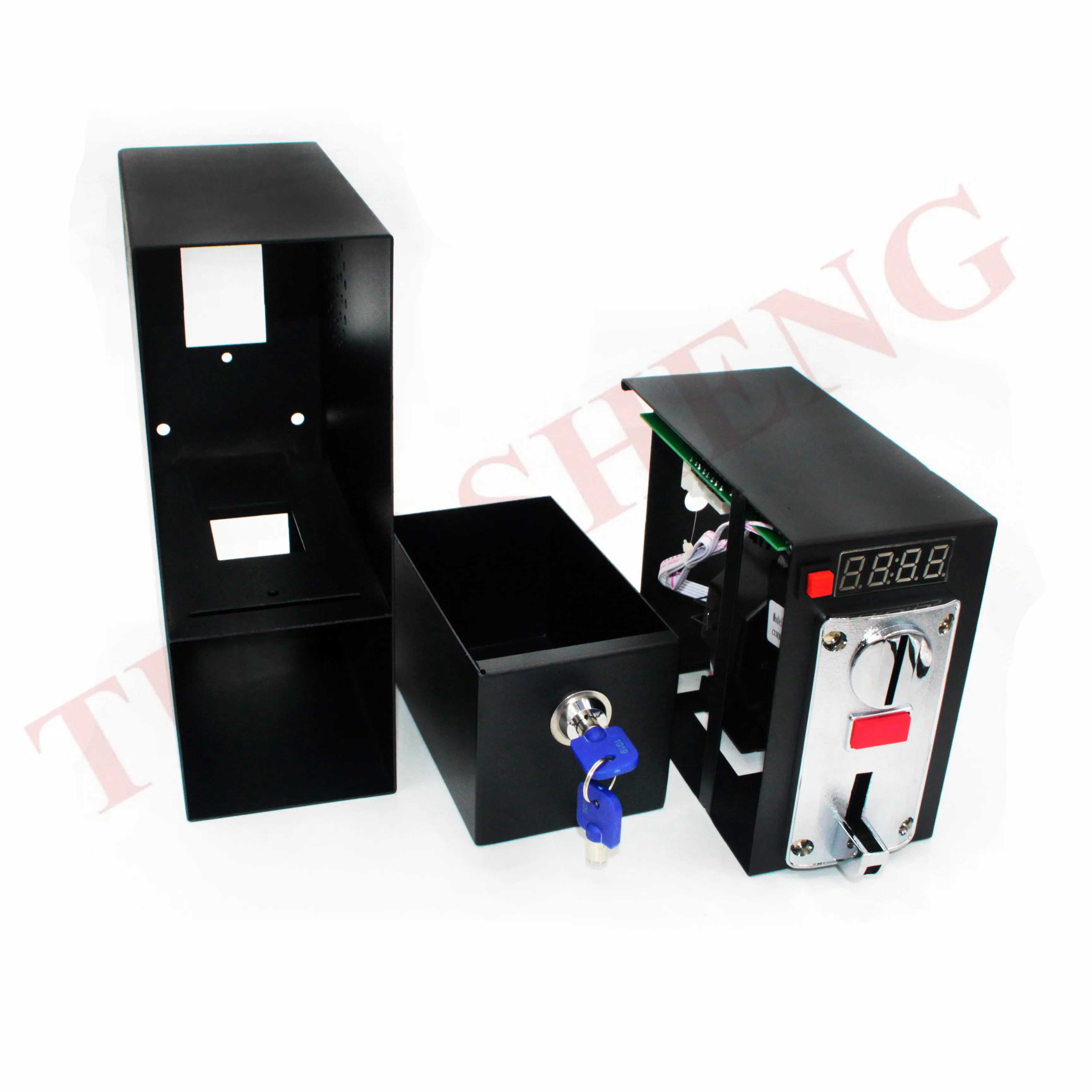 DG600F Coin operated Timer Control box with multi coin selector ...