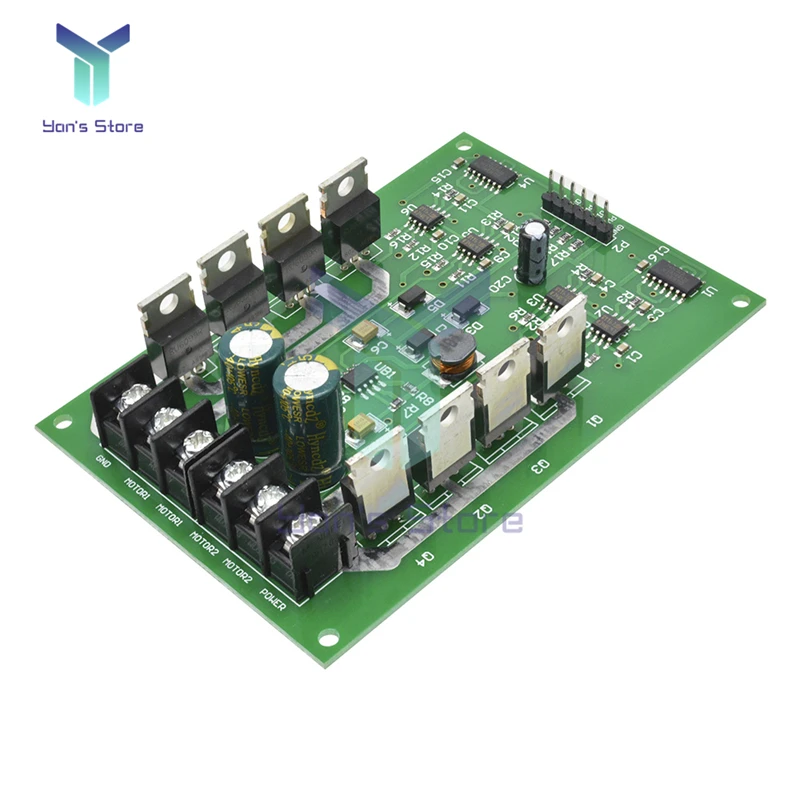 Dual DC Motor Driver Board H Bridge PWM DC Motor Drive Module MOSFET ...