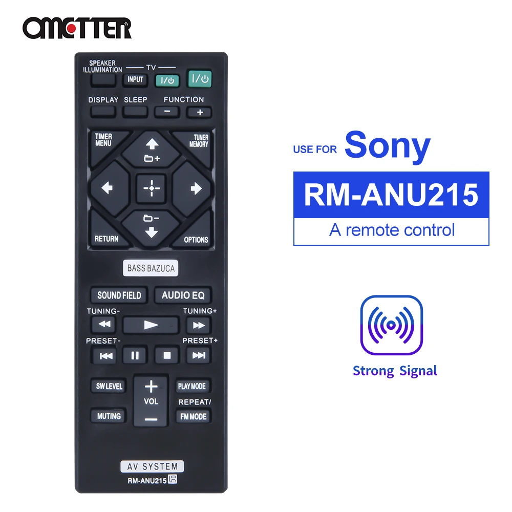 Remote Control For Sony Home Audio System SHAKE-X10 MHC-V71