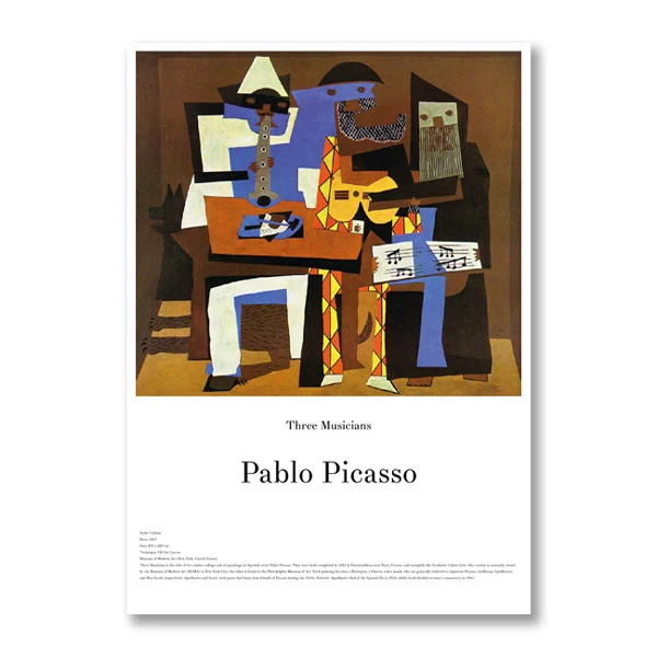 The Musicians Picasso Print Vintage