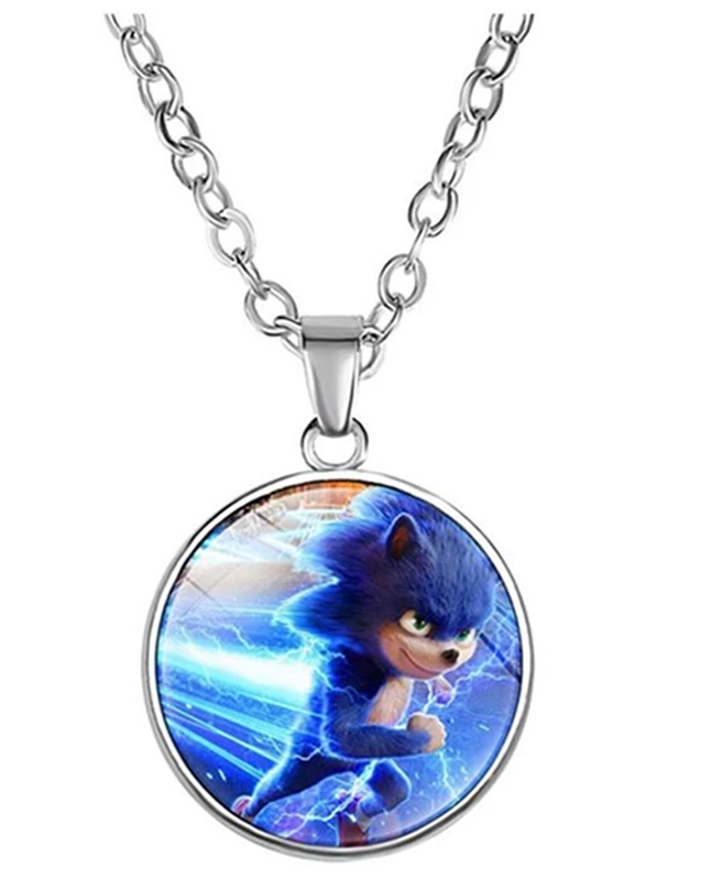 New-Arrival-Beautiful-Sonic-Pendent-Jewlery-Necklace-Action-Toys ...