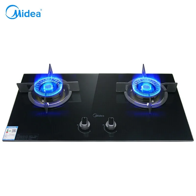 Domestic Built-In Gas Stove Embedded Double-stove Ranger Liquefied Gas ...