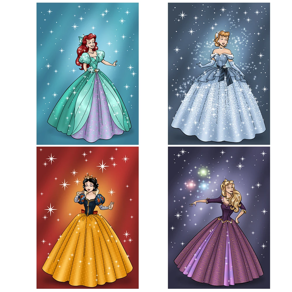 Disney Princess Dresses Drawings