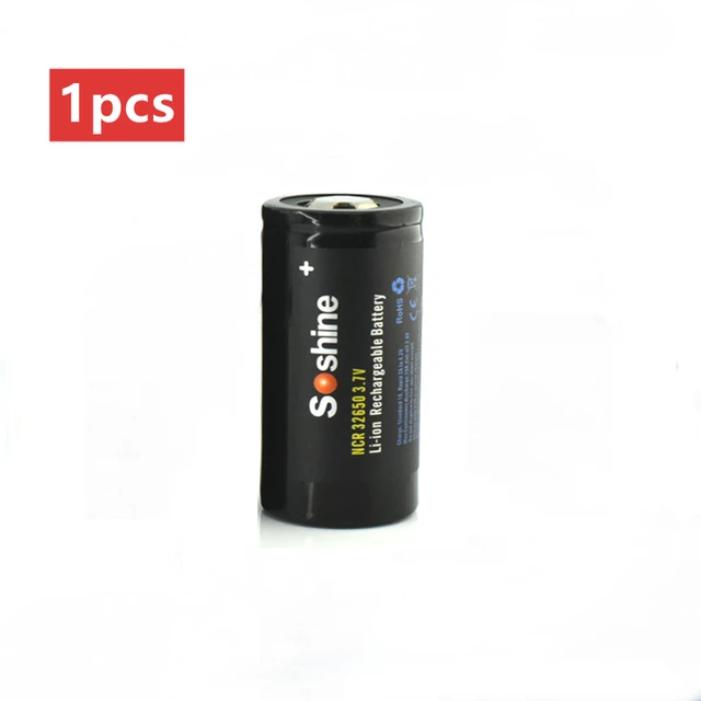 32650 Rechargeable Battery | 32650 Battery 3.7v 7500mah | Soshine ...