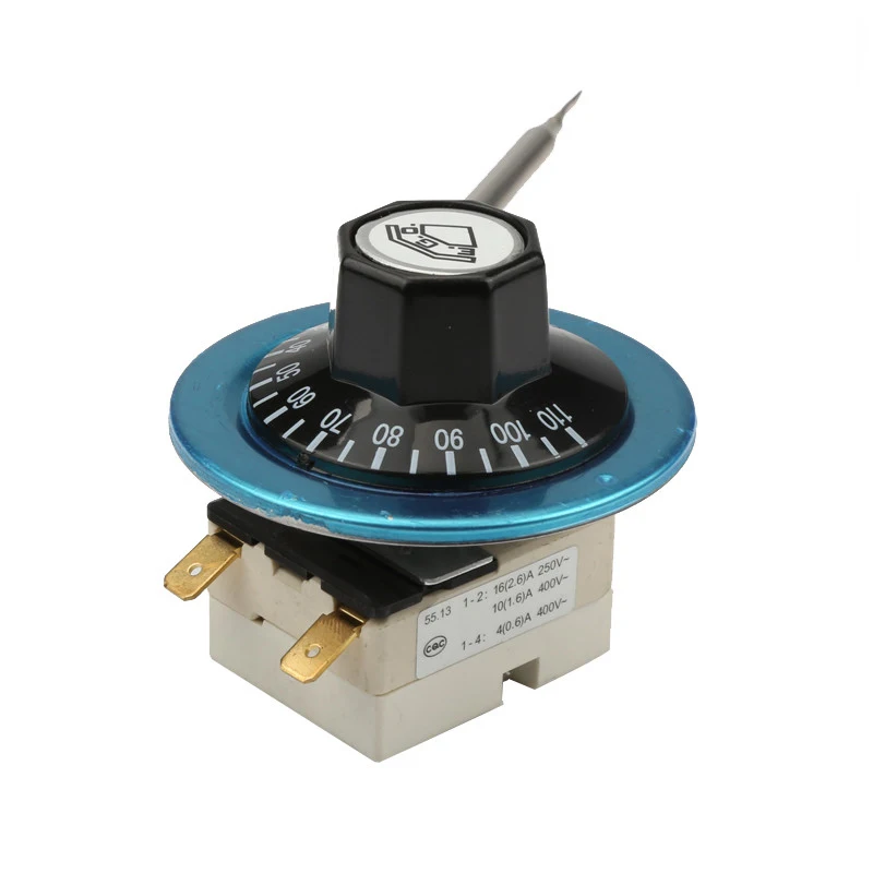 EGO 30-110℃ Mechanical Thermostat for Heating Element - Liquid Thermal Switch Capillary ...