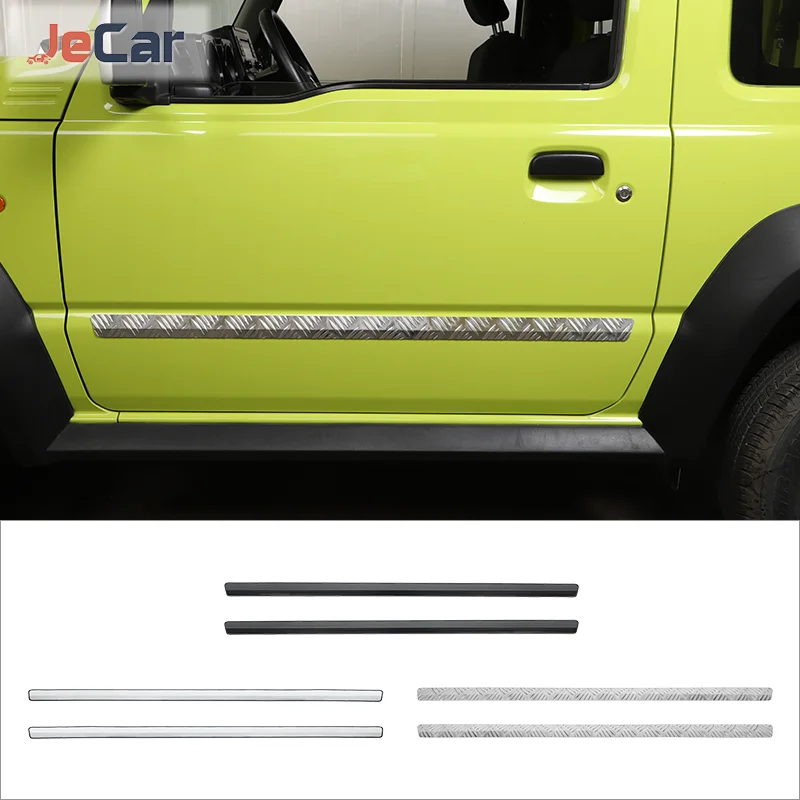 JeCar Exterior Door Side Decoration Strips Decor Stickers Tirim For ...