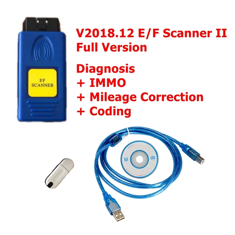 Best Quality V2018.12 E/f Scanner Ii Full Version For Bmw Ef Diagnosis ...