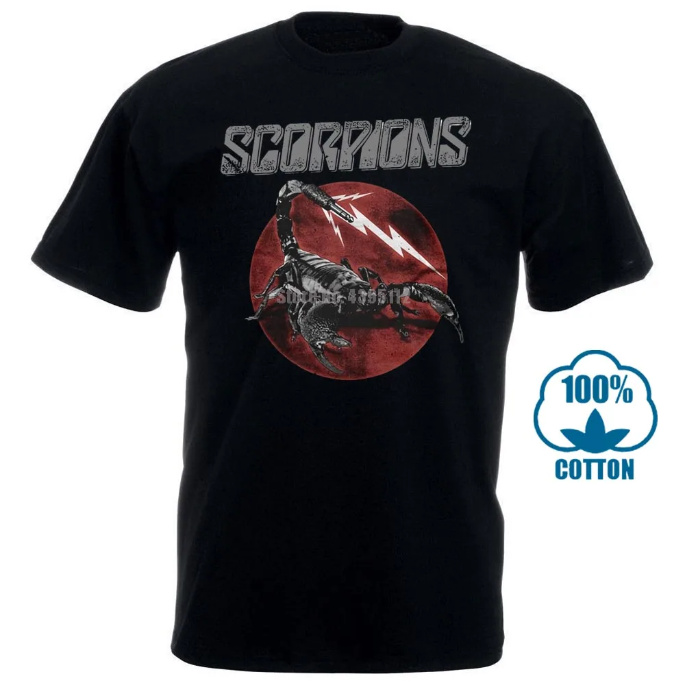 Scorpions Logo Shirt S M L Xl Xxl Tshirt Official Rock Band T Shirt New ...