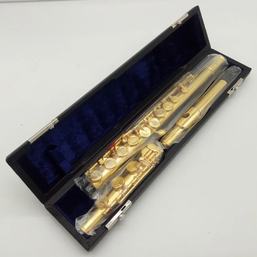 Professional De Xin Flute Bc6020 Gold Plated Flutes French Button Split ...
